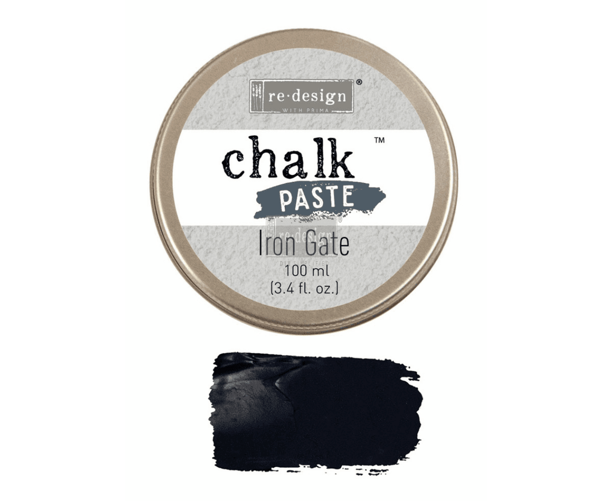 Chalk Paste | Iron Gate | schwarze Schablonierpaste | ReDesign