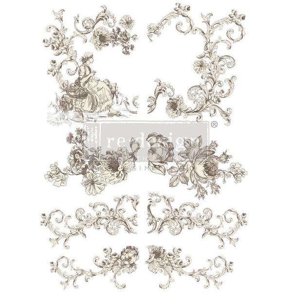 Redesign Transfer Foil - Alaina Toile - French Style | www ...